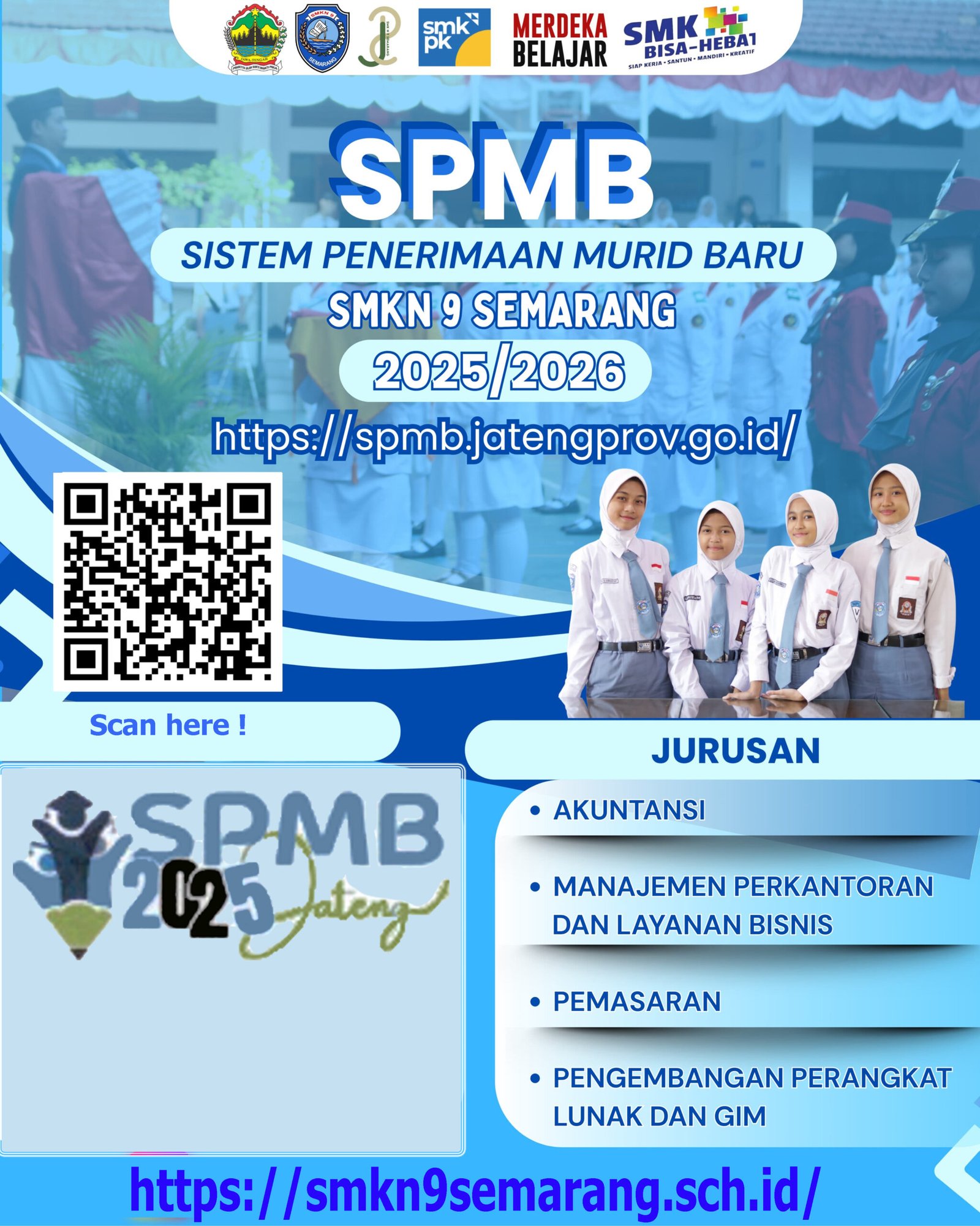 Jadwal dan Alur SPMB 2025 - SMK NEGERI 9 SEMARANG